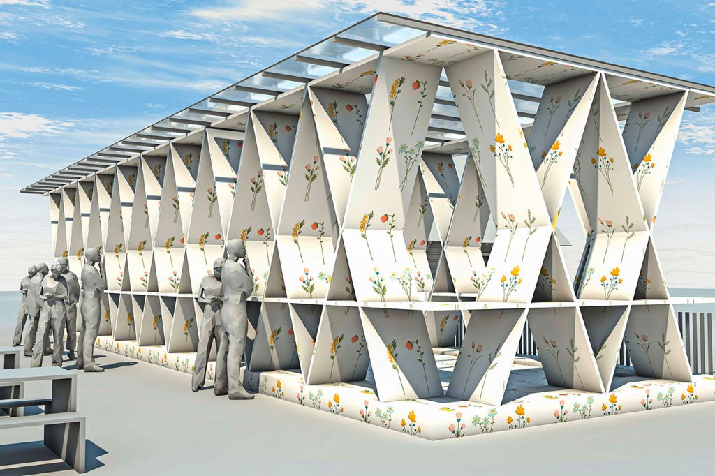 Ein Kartenhaus aus Abriss-Türen – Ihre Region Online